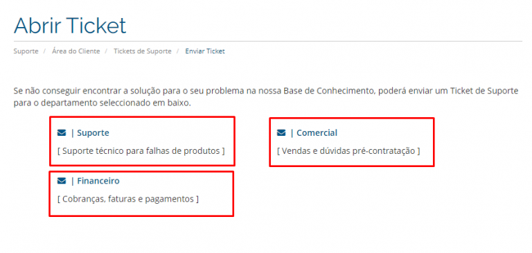 Como faço pra abrir um ticket? – Base de Conhecimento