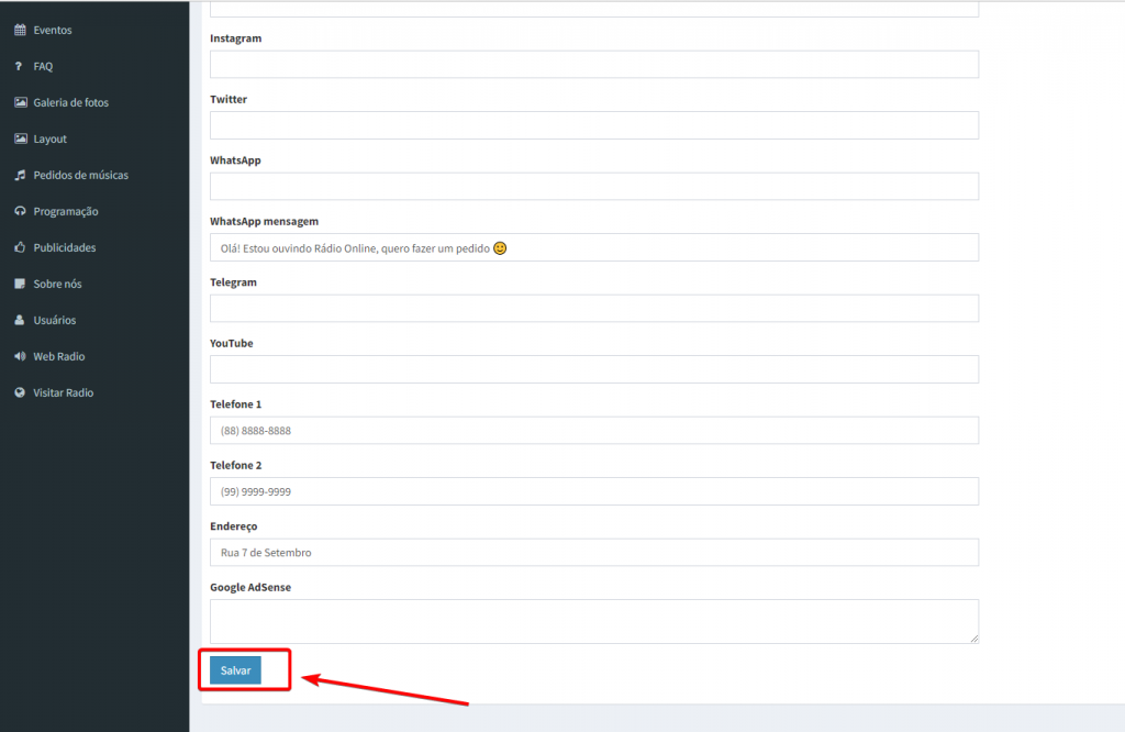 Como Inserir informações de Contato no Rodapé do Site Moderno – Base de ...