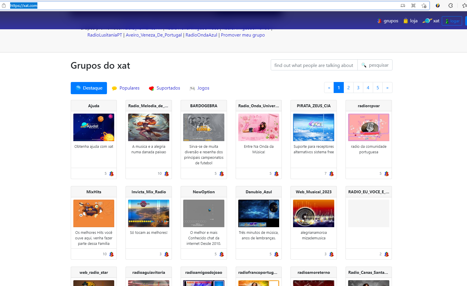 Como utilizar o Xat no template moderno para site webtv. – Base de ...